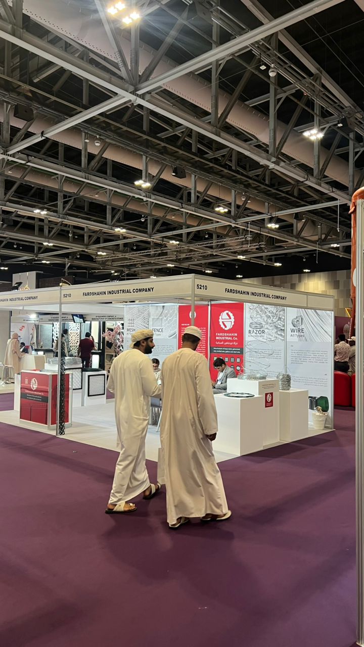 شرکت صنعتی فرد شاهین در نمایشگاه Oman Design & Build Week 2025